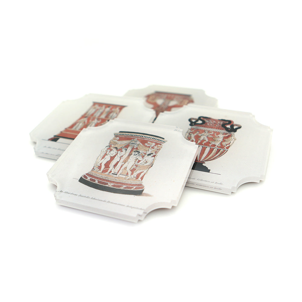 Coasters | Roman Urns, set of four – Reprotique