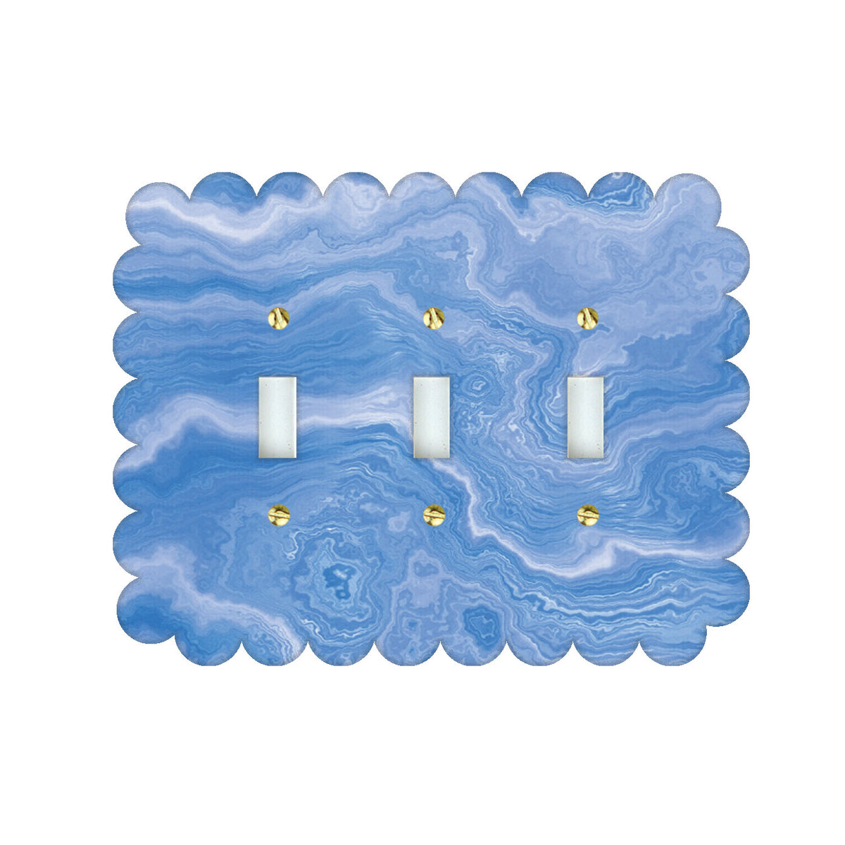Sassy Switch Plates, Acrylic | Blue Agate – Reprotique